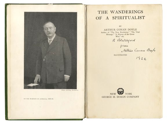 Bonhams : DOYLE (ARTHUR CONAN) The Wanderings of a Spiritualist, AUTHOR ...