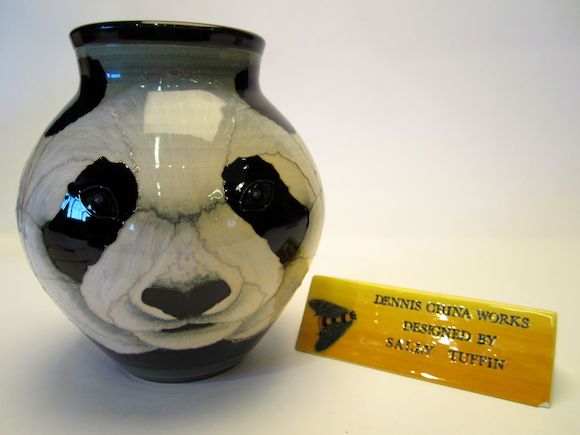 Bonhams : A Sally Tuffin Dennis China Works 'Mr. T Panda Natural' vase ...