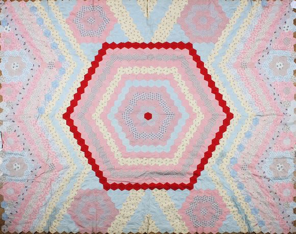 Bonhams : A late 19th century and two early 20th century patchwork quilts