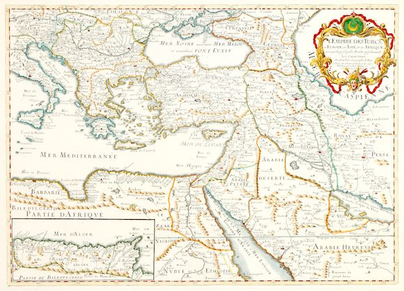 Bonhams : OTTOMAN EMPIRE DU VAL (PIERRE) L'Empire des Turcs, 1686