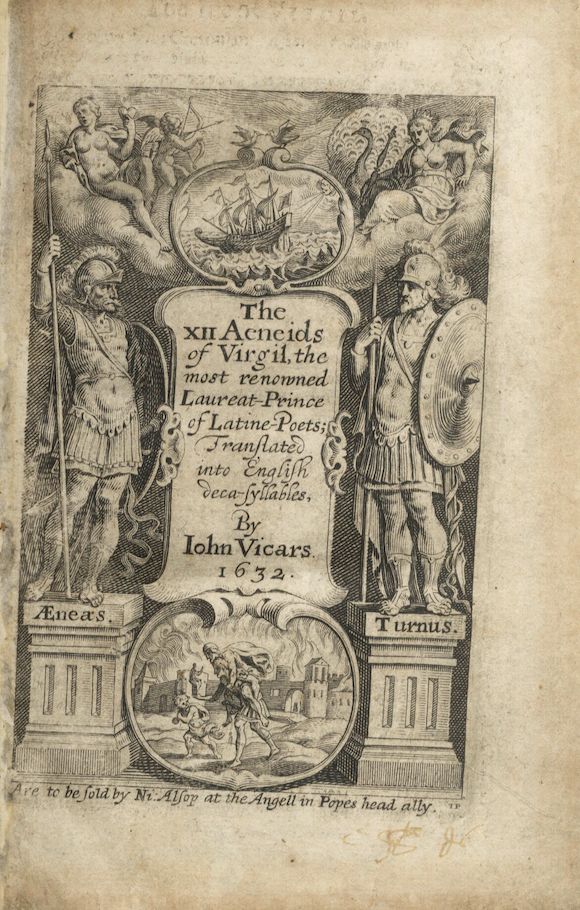 Bonhams : VERGILIUS MARO (PUBLIUS) The XII Aeneids of Virgil, the most ...