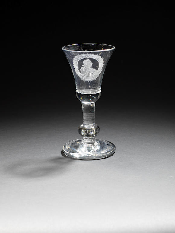 Bonhams A Rare Engraved Duke Of Cumberland Baluster Goblet Circa 1730