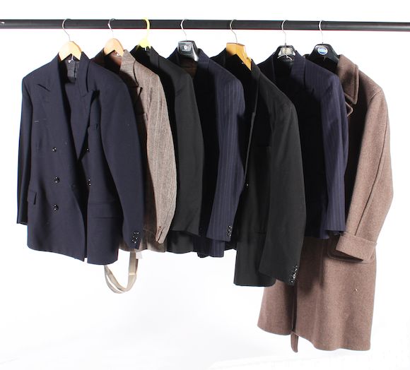 Bonhams : A group of World War Two utility men's suits and a coat, all ...