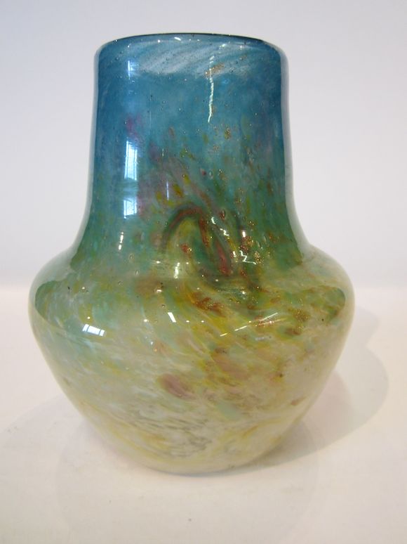 Bonhams : A Monart glass vase
