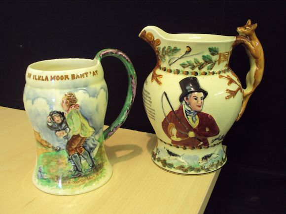 Bonhams : Two Crown Devon Fielding's jugs