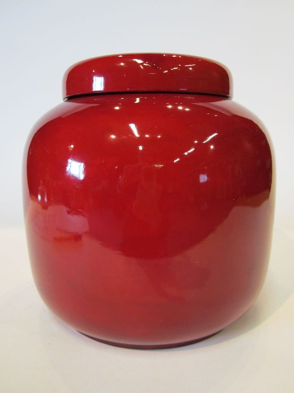 Bonhams : Flambe Wares A large Royal Doulton 'Flambe' glazed ginger jar ...