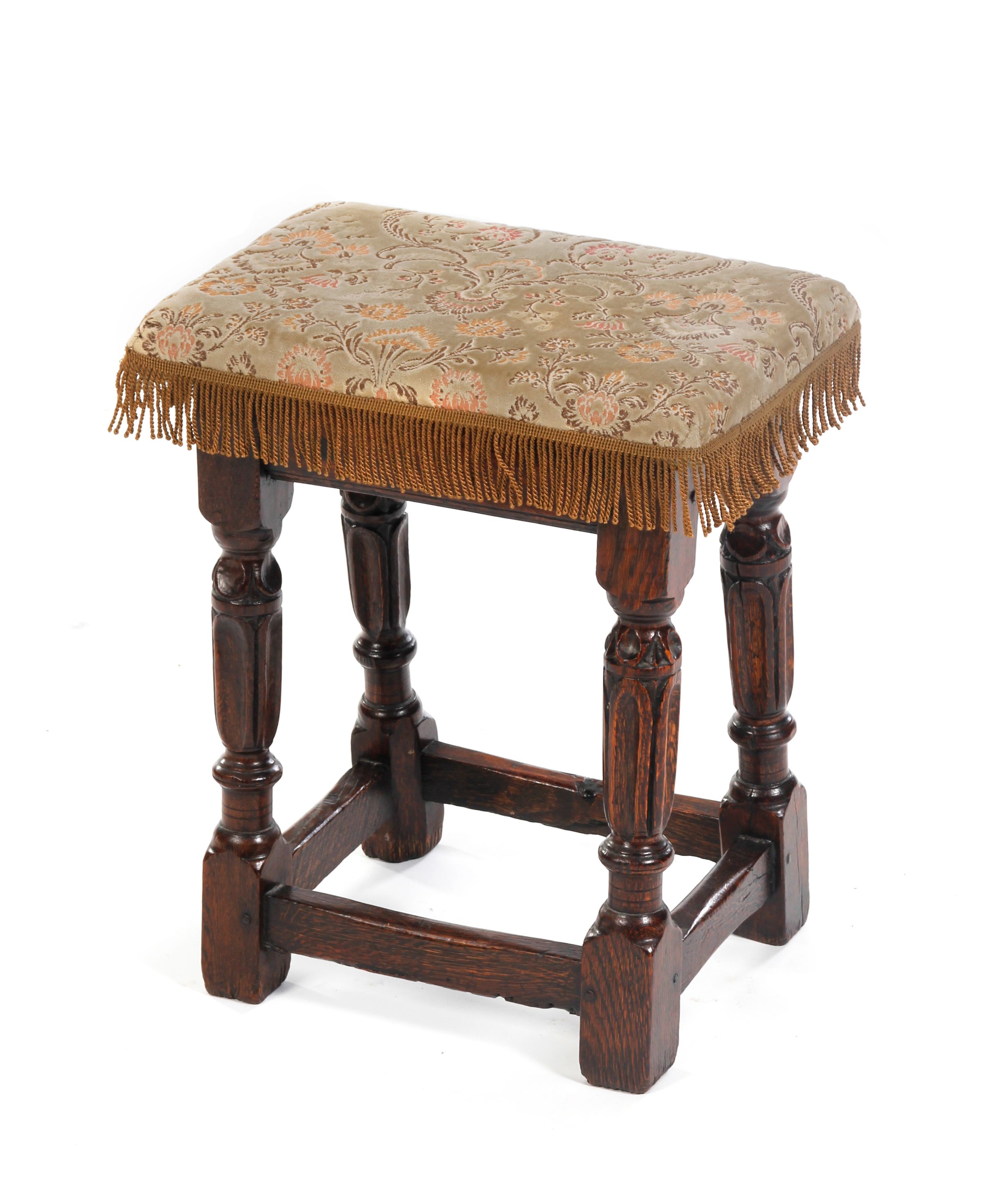 Bonhams : An Elizabethan style oak joint stool