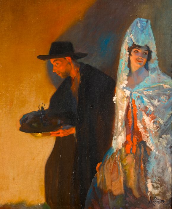 Bonhams : Luis Masriera y Roses (Spanish, 1872-1958) A festival offering
