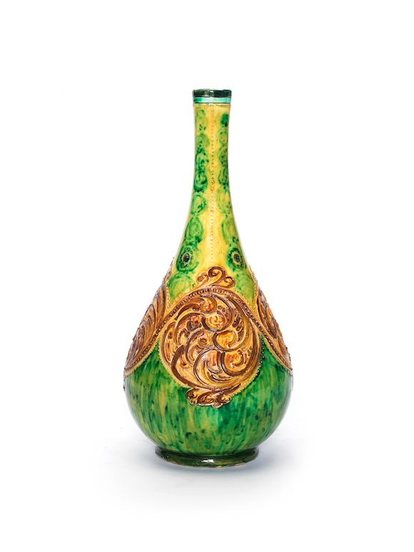 Bonhams : Charles Collis and Alice Jones for Della Robbia A Large Vase ...