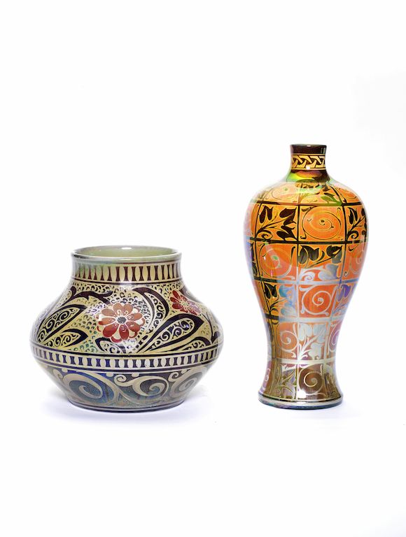 Bonhams : Gordon Forsyth for Pilkington Royal Lancastrian A Vase, 1911