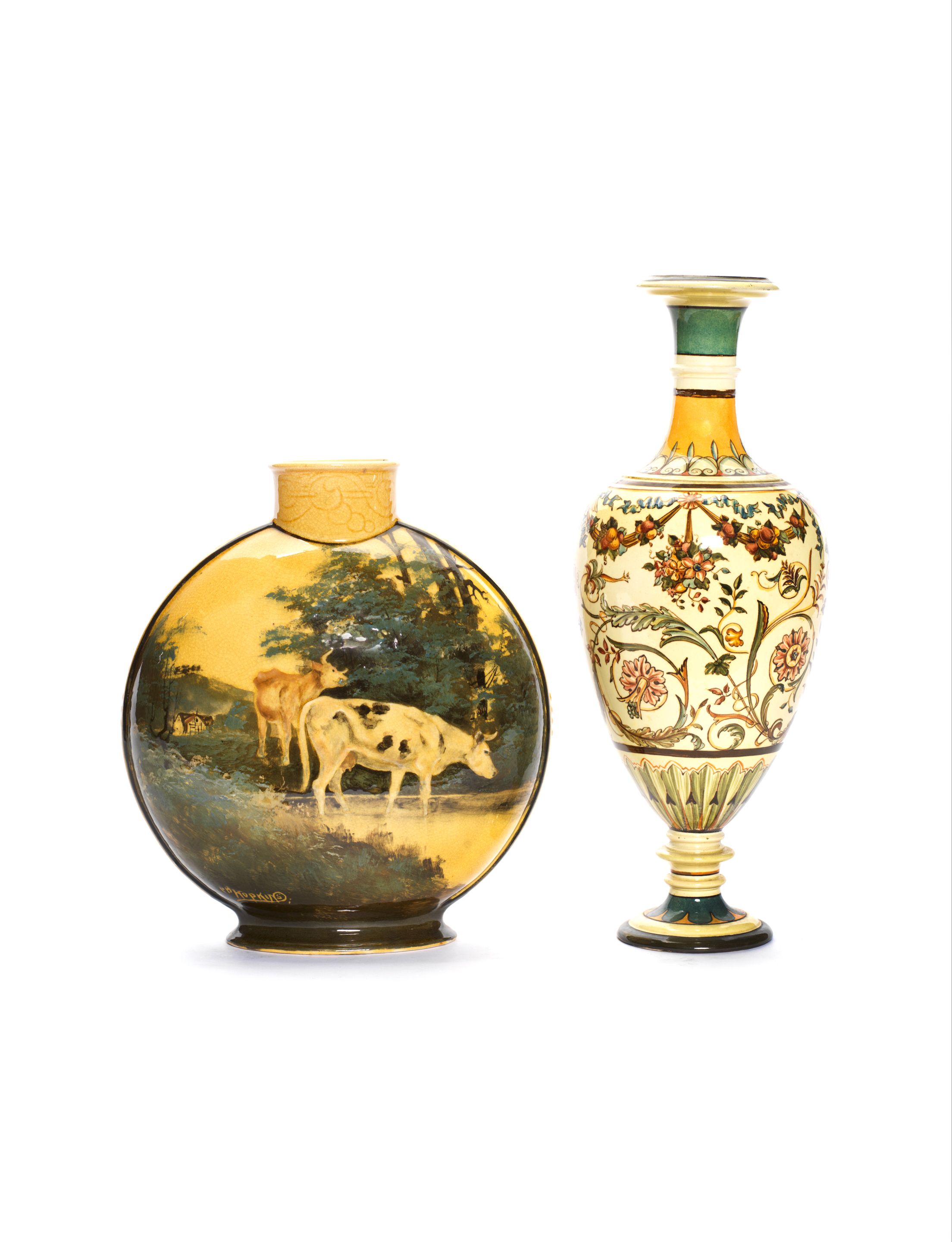 Bonhams : Mary Denley for Doulton Lambeth a Faience Vase with ...