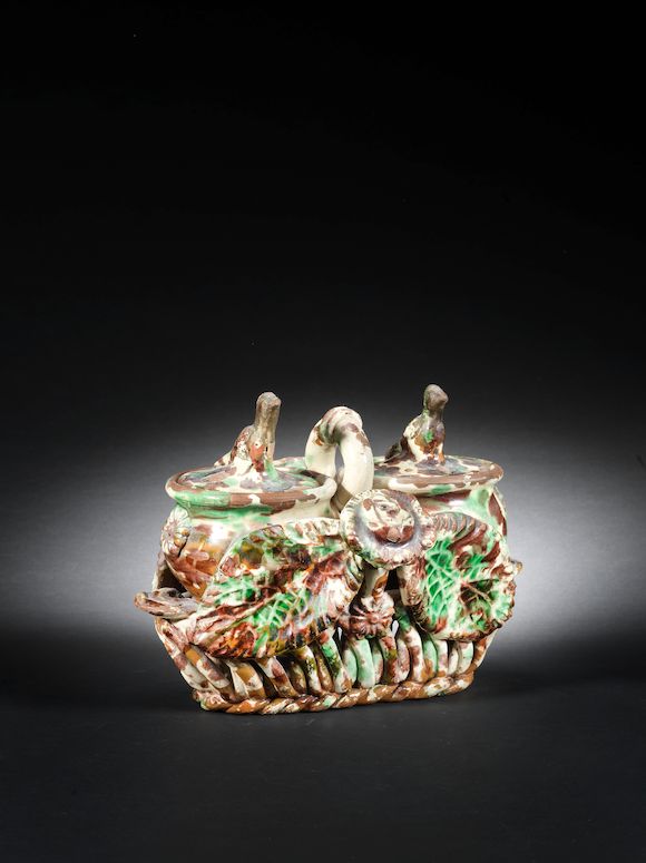 Bonhams : A Chanakkale splashware moulded pottery Vessel Turkey, 19th ...