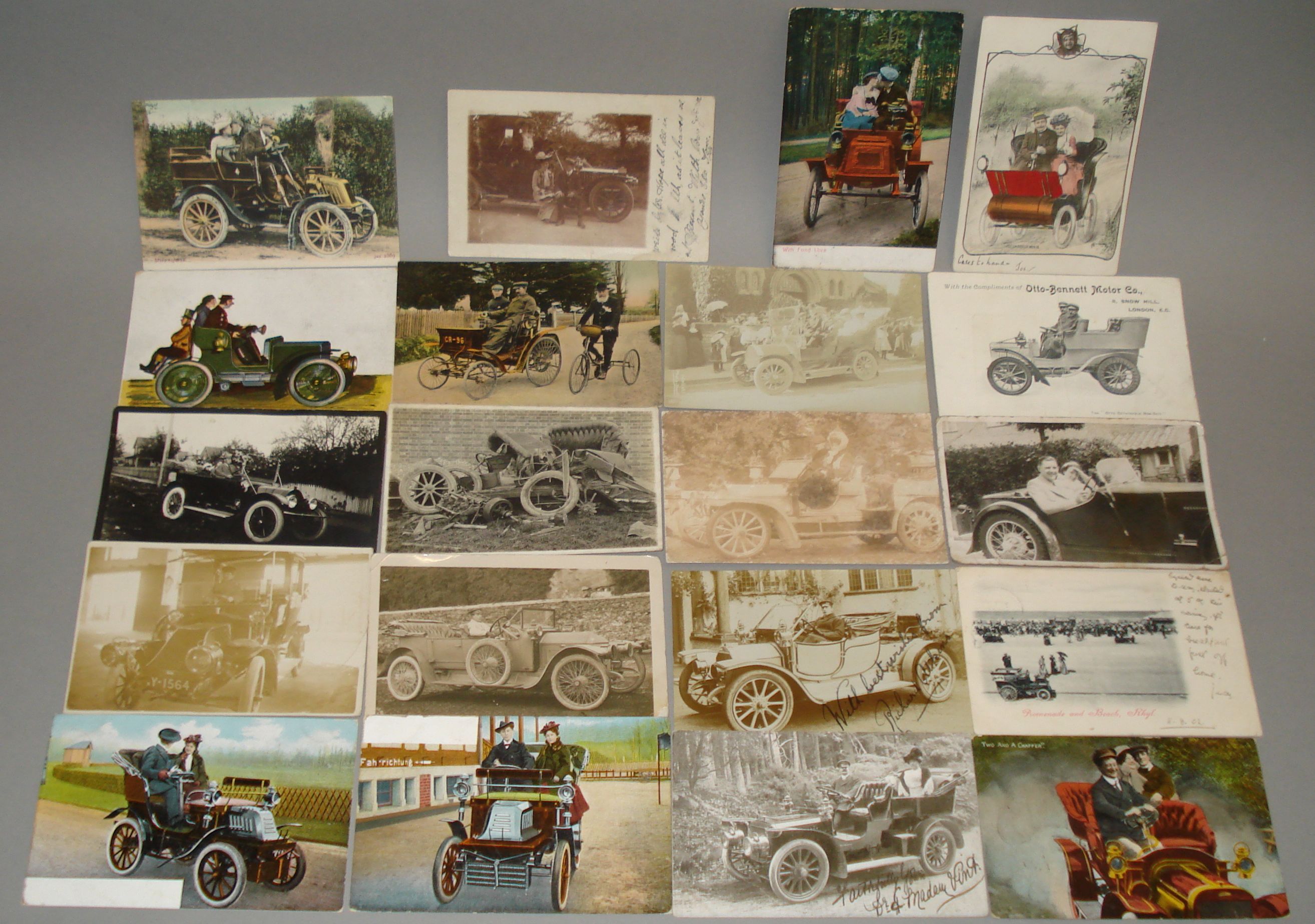 Bonhams Cars : A collection of motoring postcards,