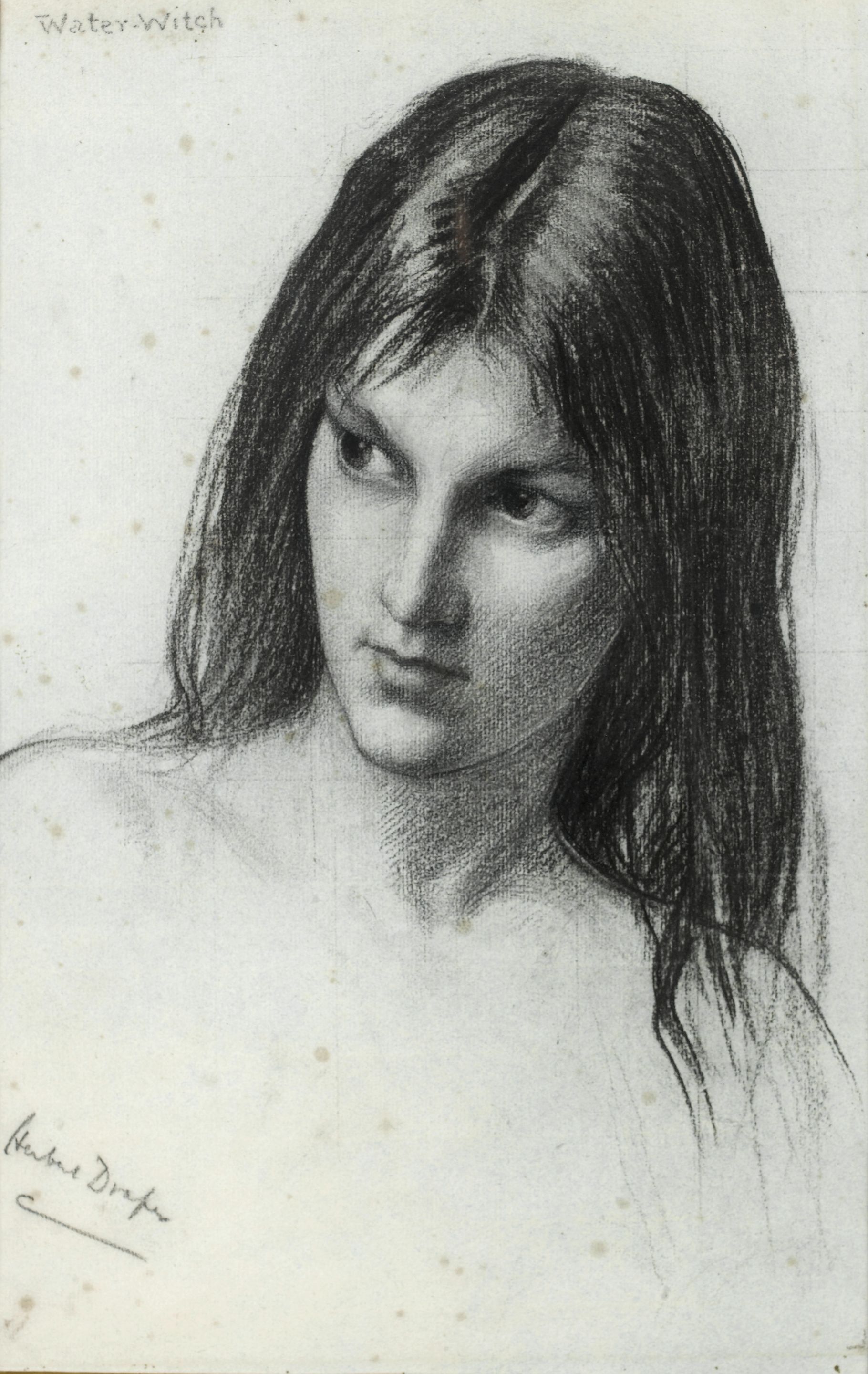 Bonhams : Herbert James Draper (British, 1864-1920) Study for 'The Kelpie'