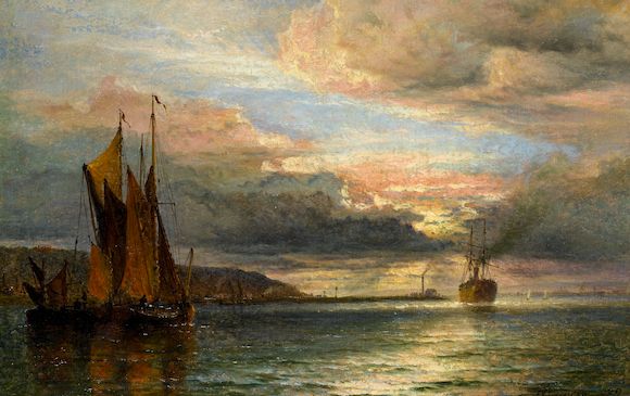 Bonhams : Henry Thomas Dawson (British, 1841-circa 1896) The Thames at ...