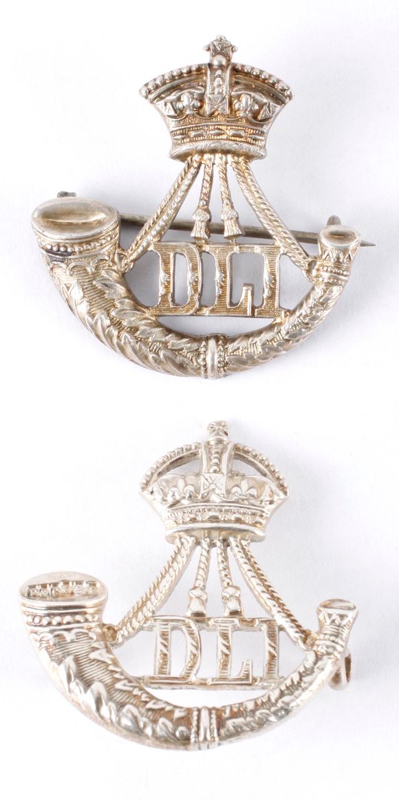 Bonhams : 68th Durham Light Infantry/Durham Light Infantry Insignia