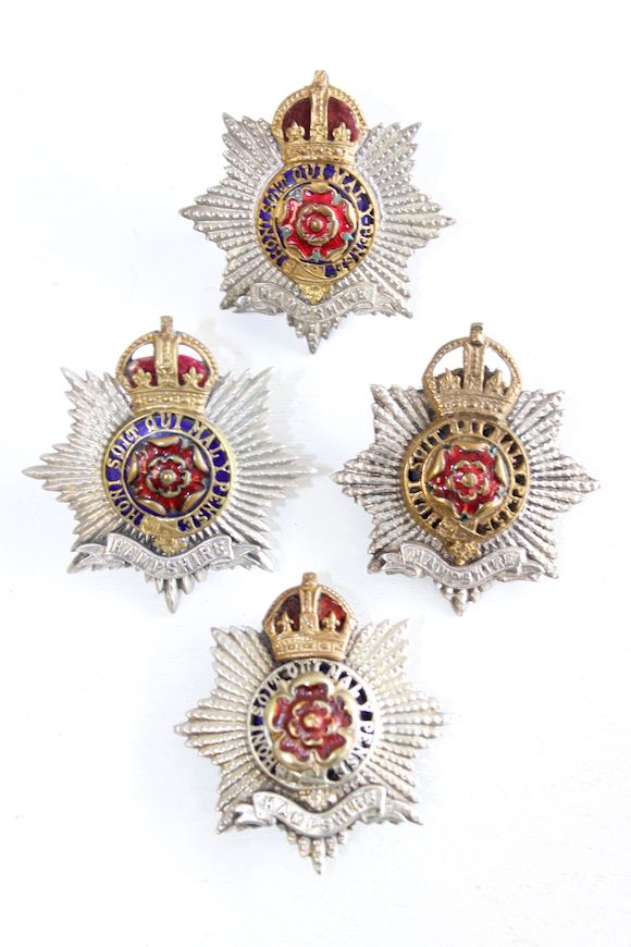 Bonhams : Hampshire Regimental Badges