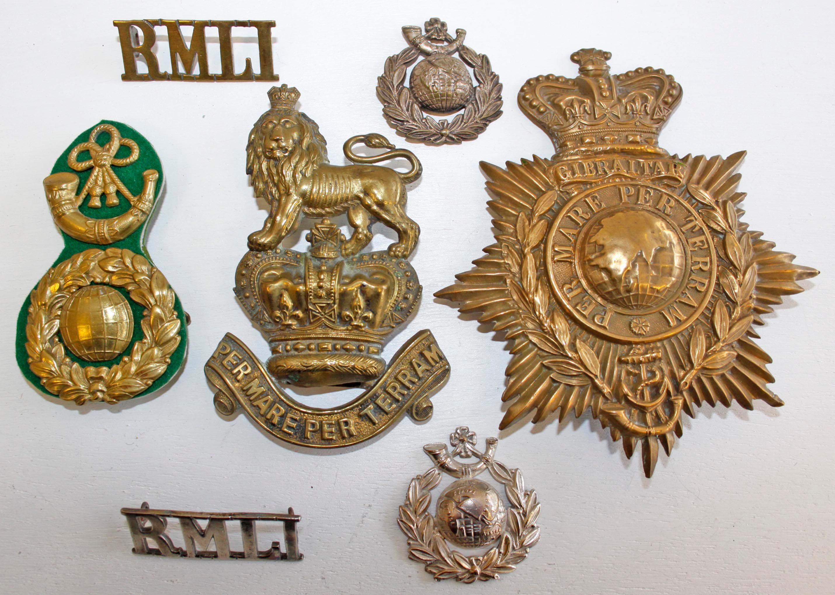 Bonhams : Royal Marine Light Infantry Badges