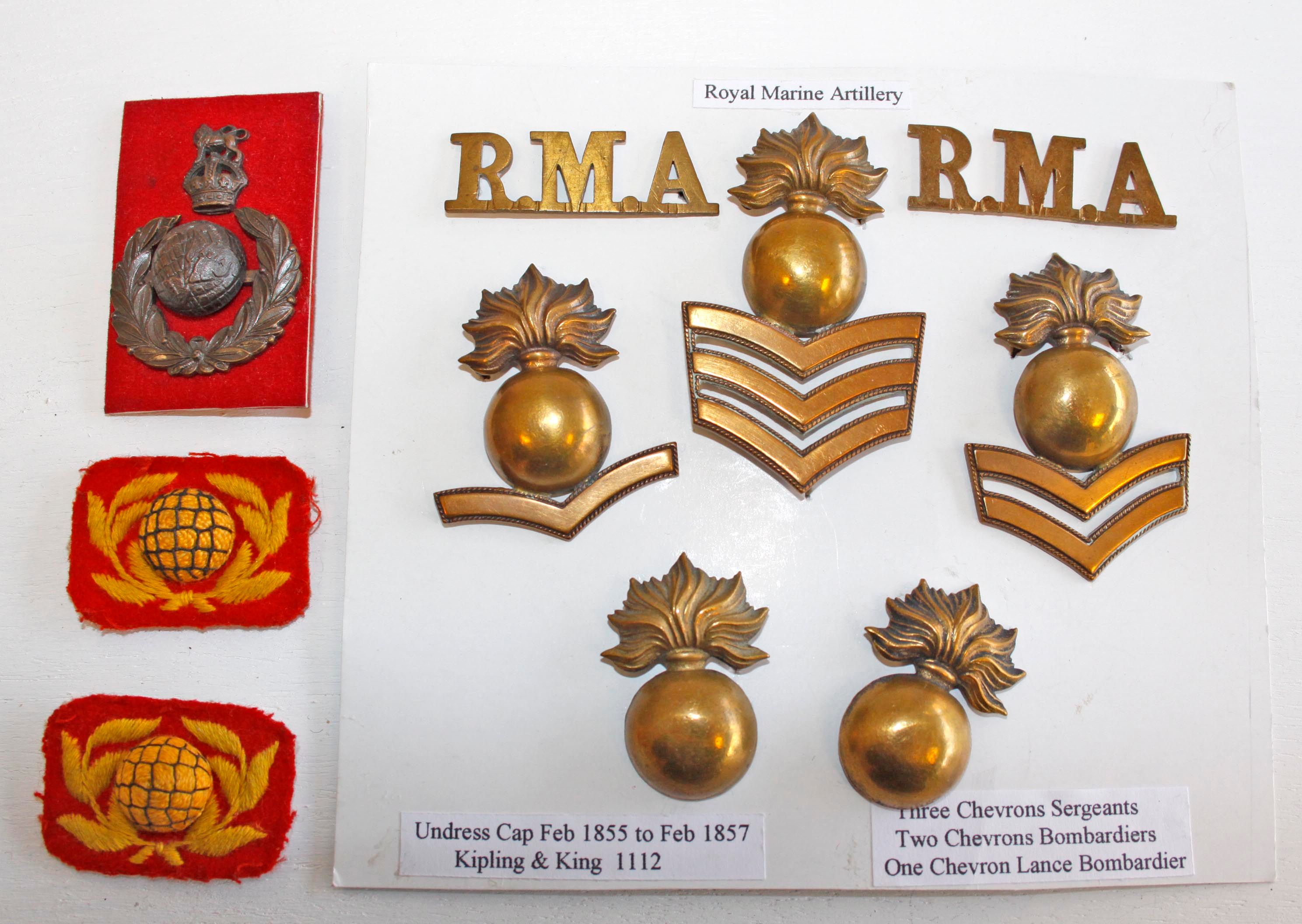 Bonhams : Royal Marine Artillery Badges