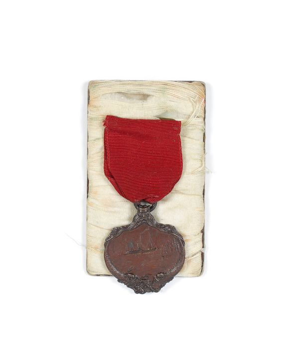 Bonhams : RMS Carpathia, a bronze commemorative medal & mount. 1.4ins ...
