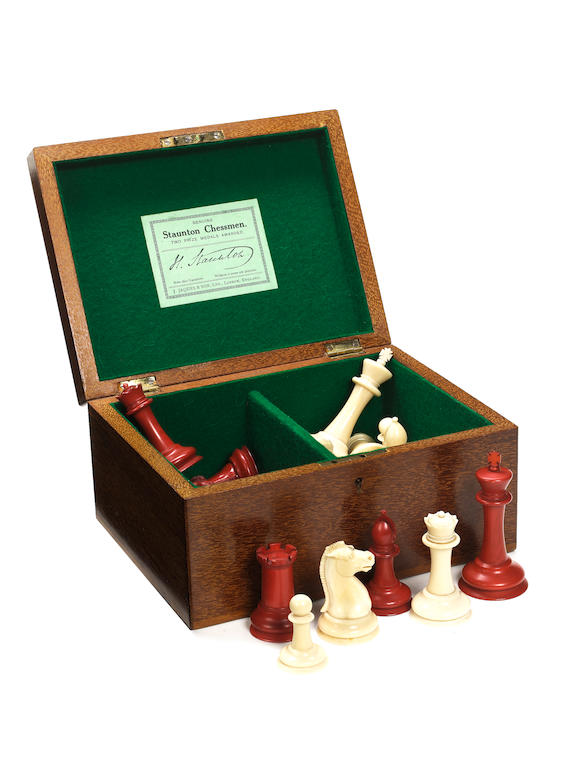 Bonhams A Staunton Ivory Chess Set Similar To Jaques Possibly 19th