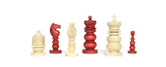 Bonhams An Anglo Indian Ivory Chess Set 19th Century