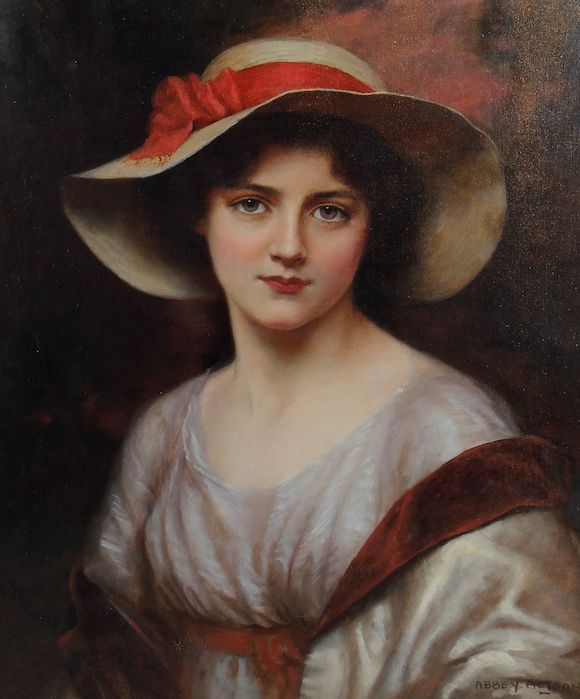 Bonhams : Abbey Altson (British, 1866-1949) Portrait of a young lady