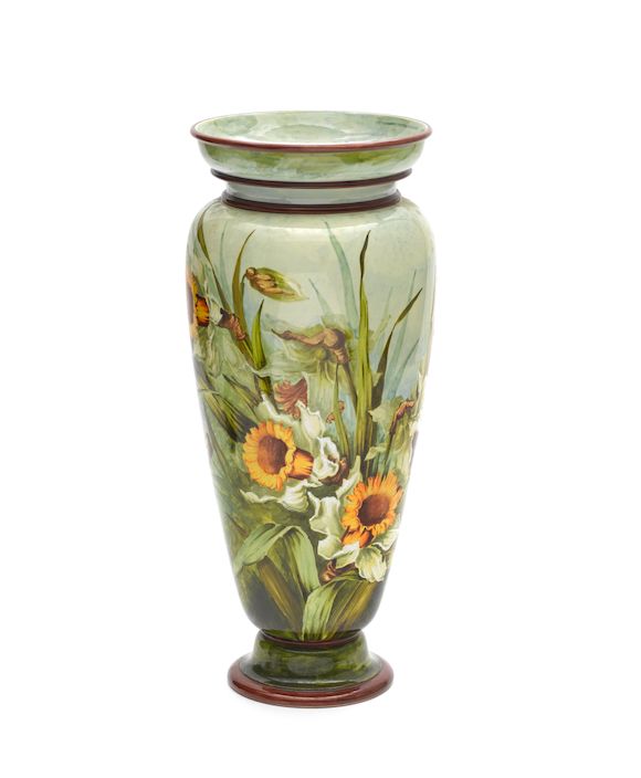 Bonhams : Mary Butterton for Doulton Lambeth a Large Faience Vase with ...