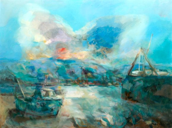 Bonhams : Clifford Fishwick (British, 1923-1997) Hannafords Quay, Topsham