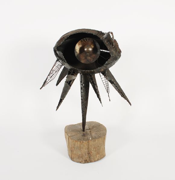 Bonhams : Neville Barrow (British, 20th Century) 'Eye' 75cm high ...