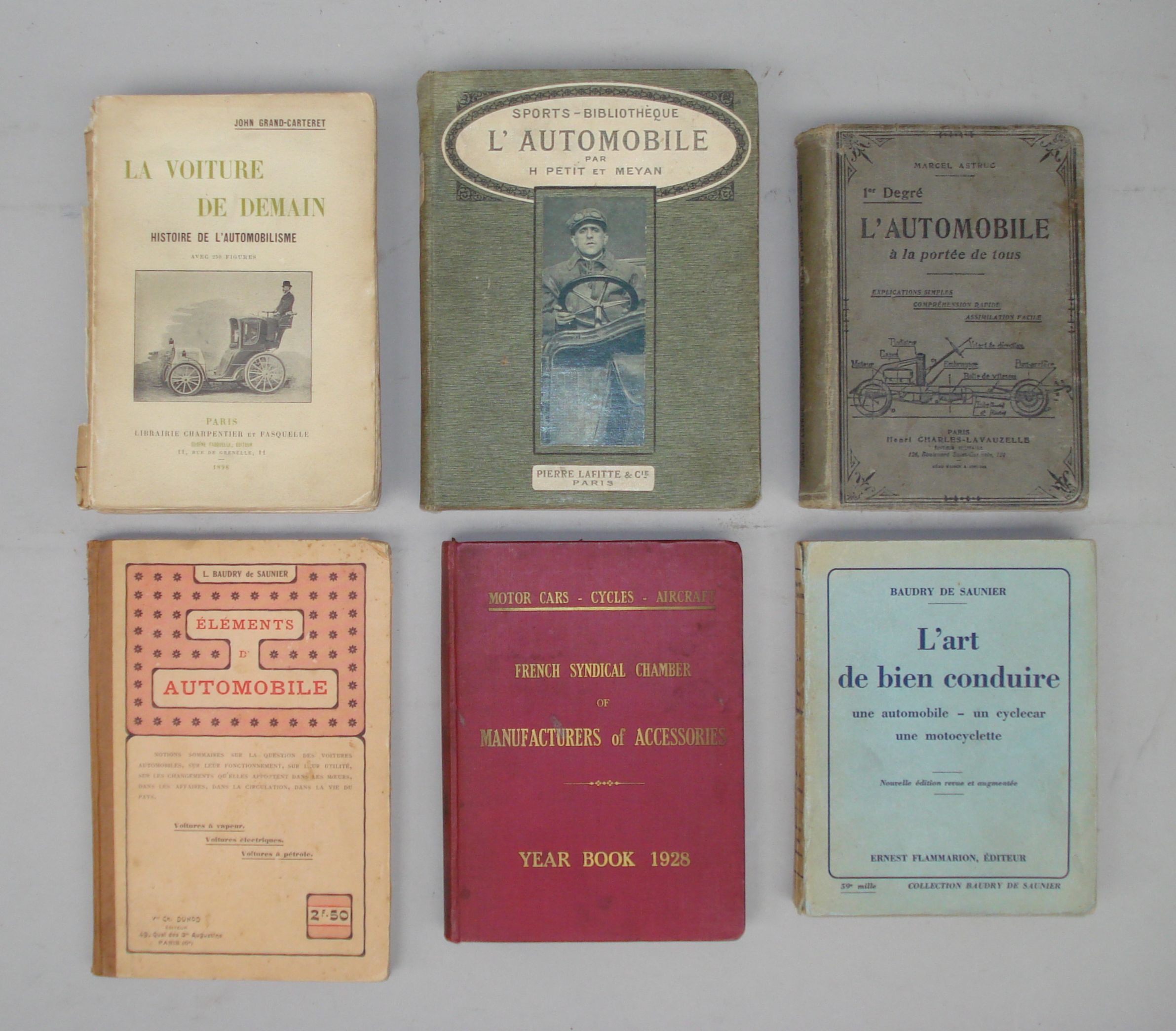 Bonhams Cars : A collection of Edwardian French motoring books,