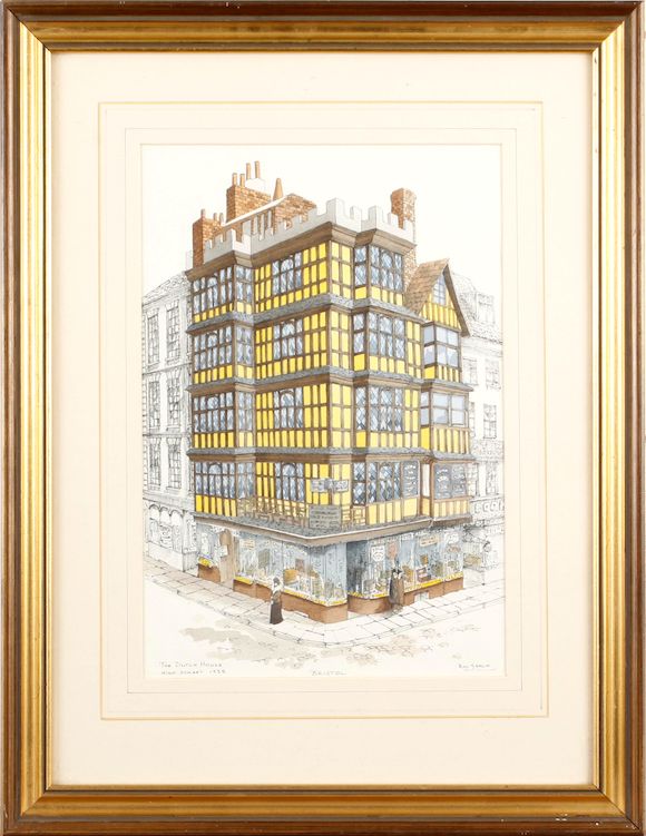 Bonhams : After Roy Gamilin The Dutch House, High Street, Bristol