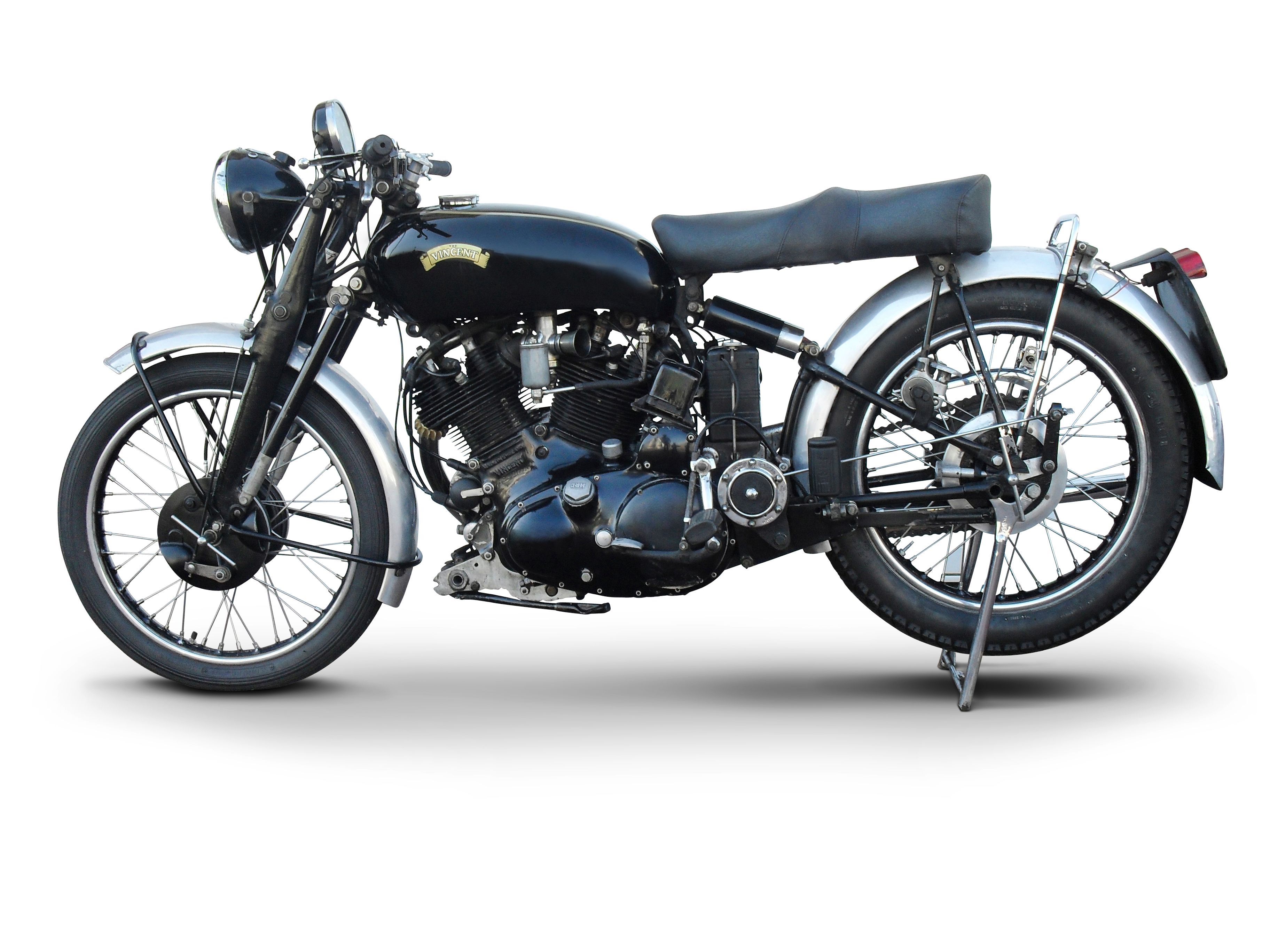 Bonhams Cars : 1950 Vincent 998cc Series C Black Shadow Frame no. RC/1/ ...