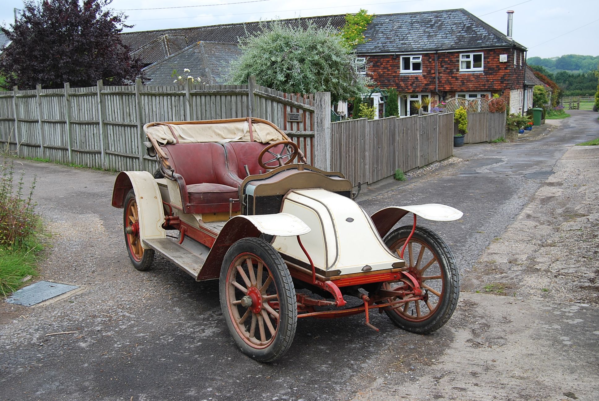 Bonhams Cars : c.1910 CGV Charron Type X Roadster plus Dickey Chassis no. 173 Engine no. 8227
