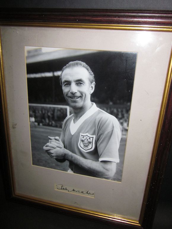 Bonhams : A hand signed photograph of Stanley Mathews before last game ...