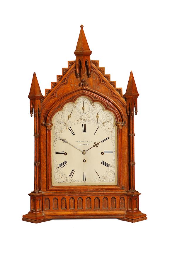 Bonhams : A fine second half of the 19th century oak Gothic style ...