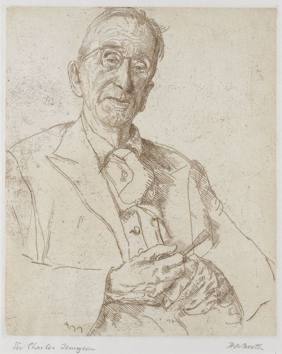Bonhams : Andrew H Freeth (British, 1912-1986) Portrait of Sir Charles ...