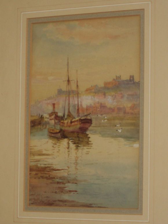 Bonhams : John W. Williams (British, active 1900-1920) Whitby Harbour