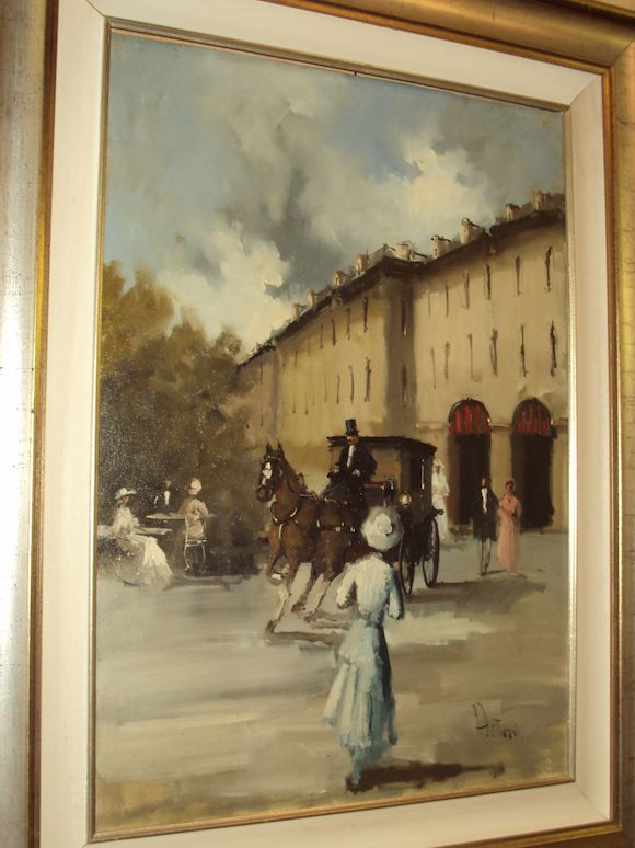 Bonhams : Georgio Rocca (Actissy) Italian, 20th century Street scene ...