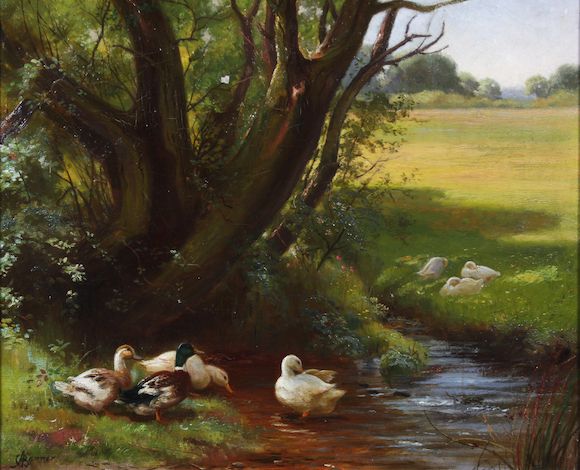 Bonhams : Alfred Banner (British, active 1882-1911) A Warwickshire ...