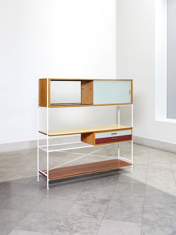 Bonhams : Frank Guille for Kandya A 611 Room Divider designed and executed circa 1955 metal ...