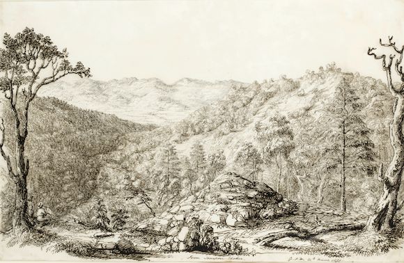 Bonhams : HIMALAYAN FOOTHILLS WHITE (GEORGE FRANCIS) The Artist Making ...