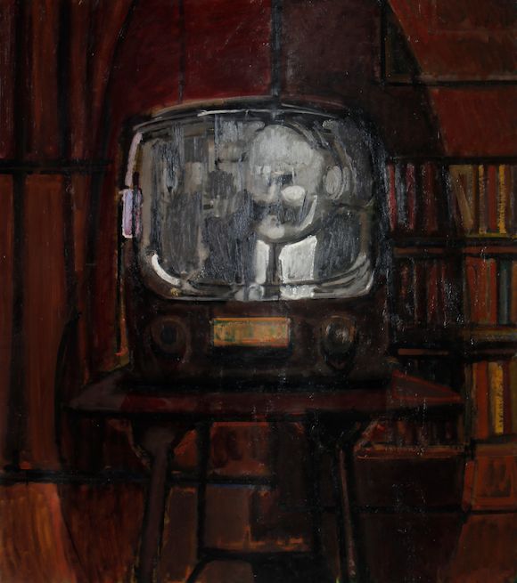 Bonhams : Ruskin Spear R.A. (British, 1911-1990) Portrait of Jimmy Edwards