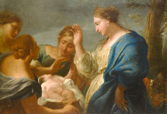 Bonhams : Gregorio Lazzarini (Venice 1655-1730 Villabona) The Finding ...
