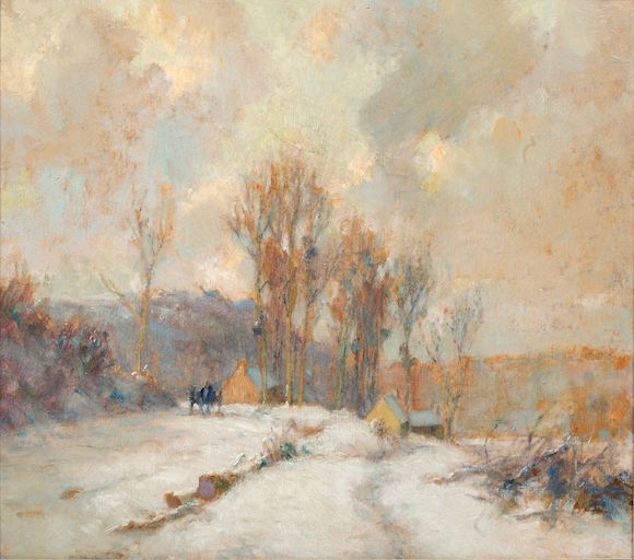Bonhams : Alexandre Jacob (French, 1876-1972) Niege a la Villetestre
