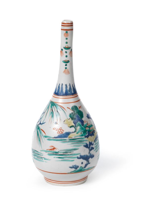 Bonhams : A Kakiemon pear-shaped bottle Circa 1680