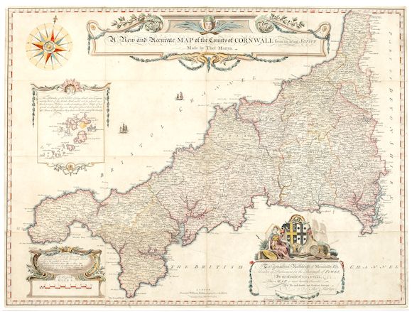 Bonhams : MARTYN (THOMAS) A New and Accurate Map of the County of ...