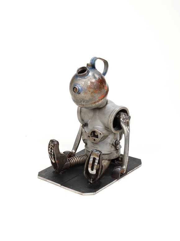 Bonhams : Joe Rush (British, born 1960) Blue Boy mixed media metal ...