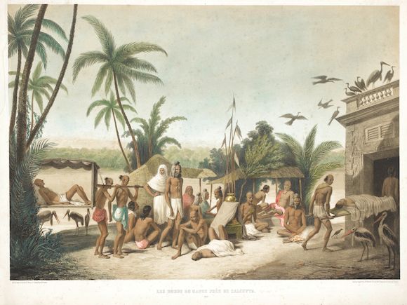 Bonhams : SOLTYKOFF (ALEXIS) Les bords du Gange près de Calcutta ...