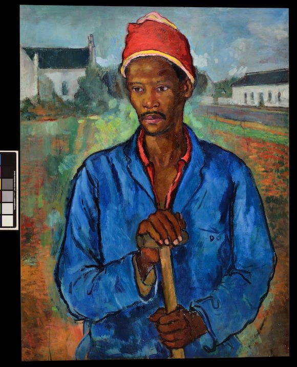 Bonhams : Francois Krige (South African, 1913-1994) Gardener (Montagu)